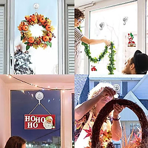 LMI LOVE MORE IDEA Suction Cup Hooks Large Clear Reusable Heavy Duty Hanger Strong Hooks for Bathroom 、Kitchen、Window、Glass and All Smooth Surface Inside and Outside (L-10pack)…