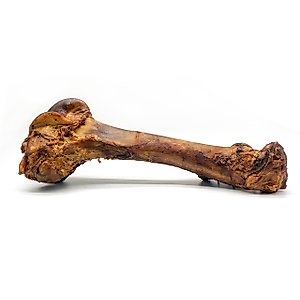 Green Woof, Monster Jumbo Dog Bone, Large Dog Bone Treat - Dental Health-Enhancing Chew - Single-Source, 100% Grass-Fed Beef Femur Bone for Canines