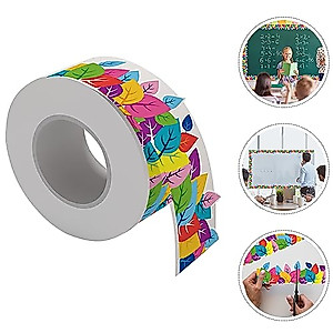 Ciieeo 1 Roll Stickers Decor Chalkboard Festival Accessories Bulletin Board Supplies wear-Resistant Bulletin Board Border Child PVC self-Adhesive Classroom Supplies Cartoon