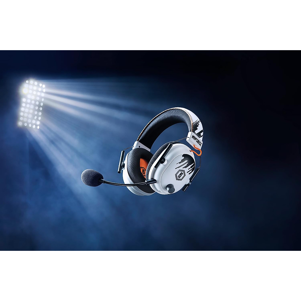 Razer BlackShark V2 Pro - Wireless Premium Esports Gaming Headset (HyperSpeed Wireless Technology, Triforce Titanium 50 mm Drivers, HyperClear Supercardioid Mic) Rainbow 6 Siege