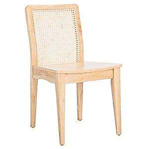Safavieh Home Collection Benicio Natural Rattan Dining Chair (Set of 2) DCH1005D-SET2, 0