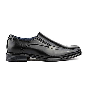 Bruno Marc Mens Leather Lined Dress Loafers Shoes, 1-Black - 9 (State-01)