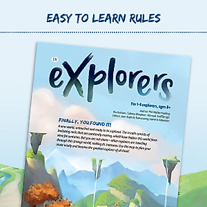 Ravensburger Explorers – an Easy to Learn Flip and Write Strategy Game for Ages 8 and Up