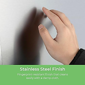 Kenmore 46-75515 Counter-Depth French Door Refrigerator/Freezer with Fingerprint-Resistant Stainless Steel, Ice Maker, Quiet and Energy Efficient Inverter Compressor, 36 Inch