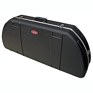 SKB Cases Hunter Series Portable Bow and Arrow Crossbow Case with ABS Hard Plastic Shell Exterior and Comfort Grip Handle, Black