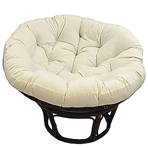Cranese Hanging Basket Seat Cushion Mattress,Indoor Outdoor Swing Chair Cushion Pad,Thicken Round Egg Louger Cushion Pillow for Rocking Chair Hammock Beibai A 60x60cm(24x24inch)