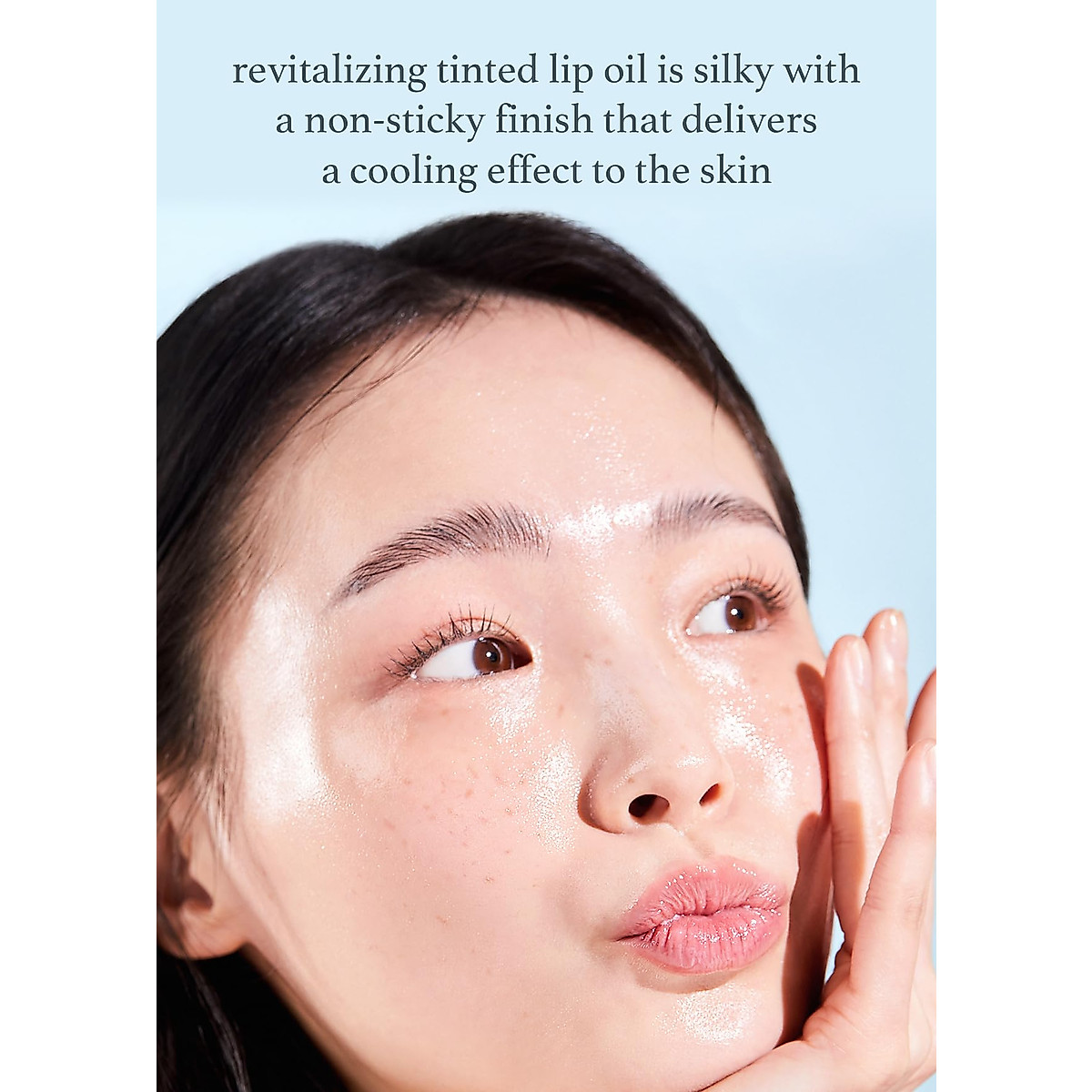 NOONI Vegan Appleseed Lip Oil - Applemint | Long-Lasting, Moisturizing, Plumping, Revitalizing for Dry Lips, Waterproof, No Peel Off, Korean Tint, Valentine Day Gifts, 0.12 FL Oz