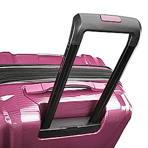 Samsonite SWERV DLX 28-Inch Tall Lightweight Hardside Travel Suitcase with 4 Spinner Wheels, Telescoping Handle, and TSA Lock, Solar Rose