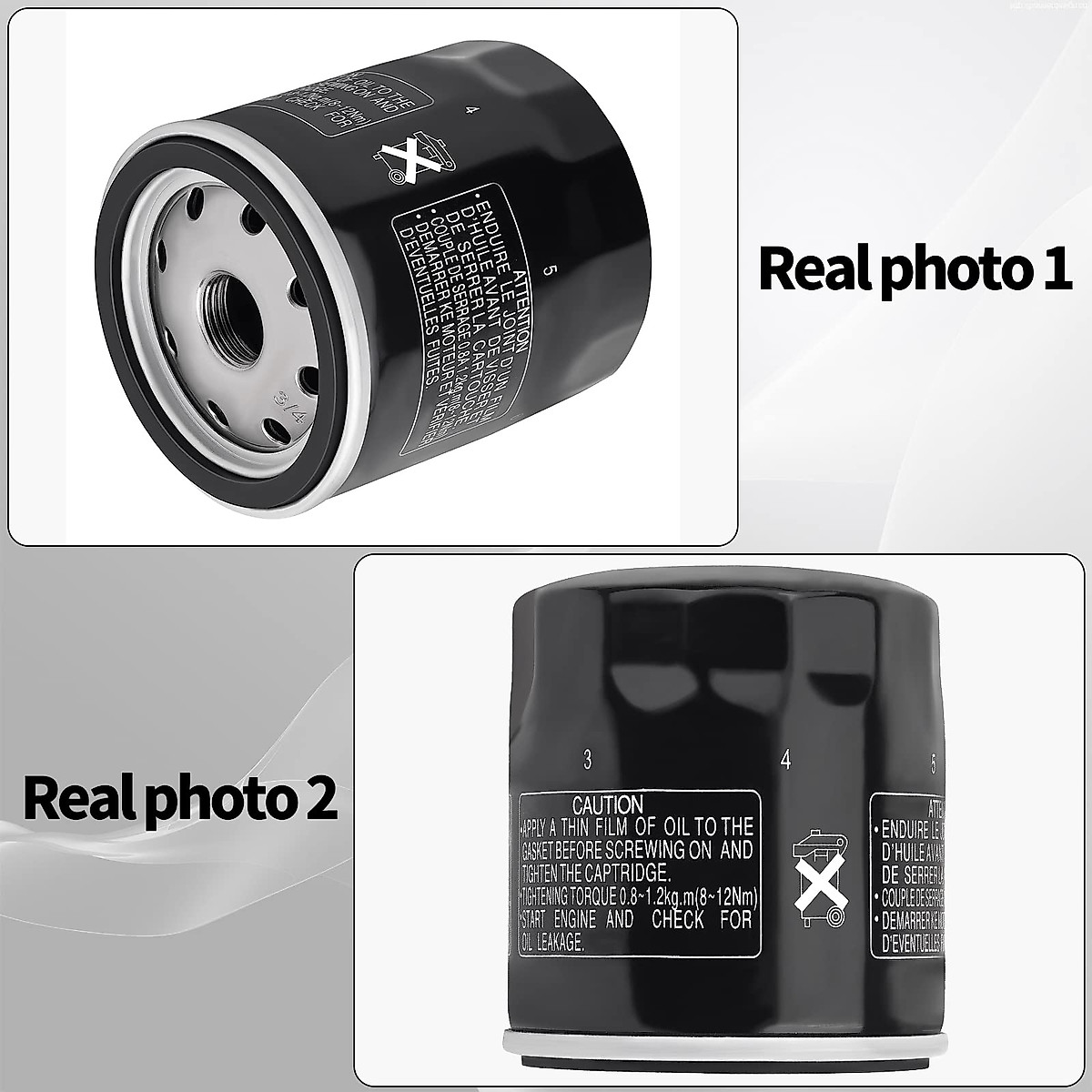 AWSZH 2PCS 52 050 02-S Oil Filter fit for Kohler CH11-CH25 CV11-CV22 M18 M20 SV715 SV725 SV735 Engine 25 050 34-S 52 050 02 5205002S 52 050 02-S1 Oil Filter, Extra Capacity Lawn Mower Oil Filter