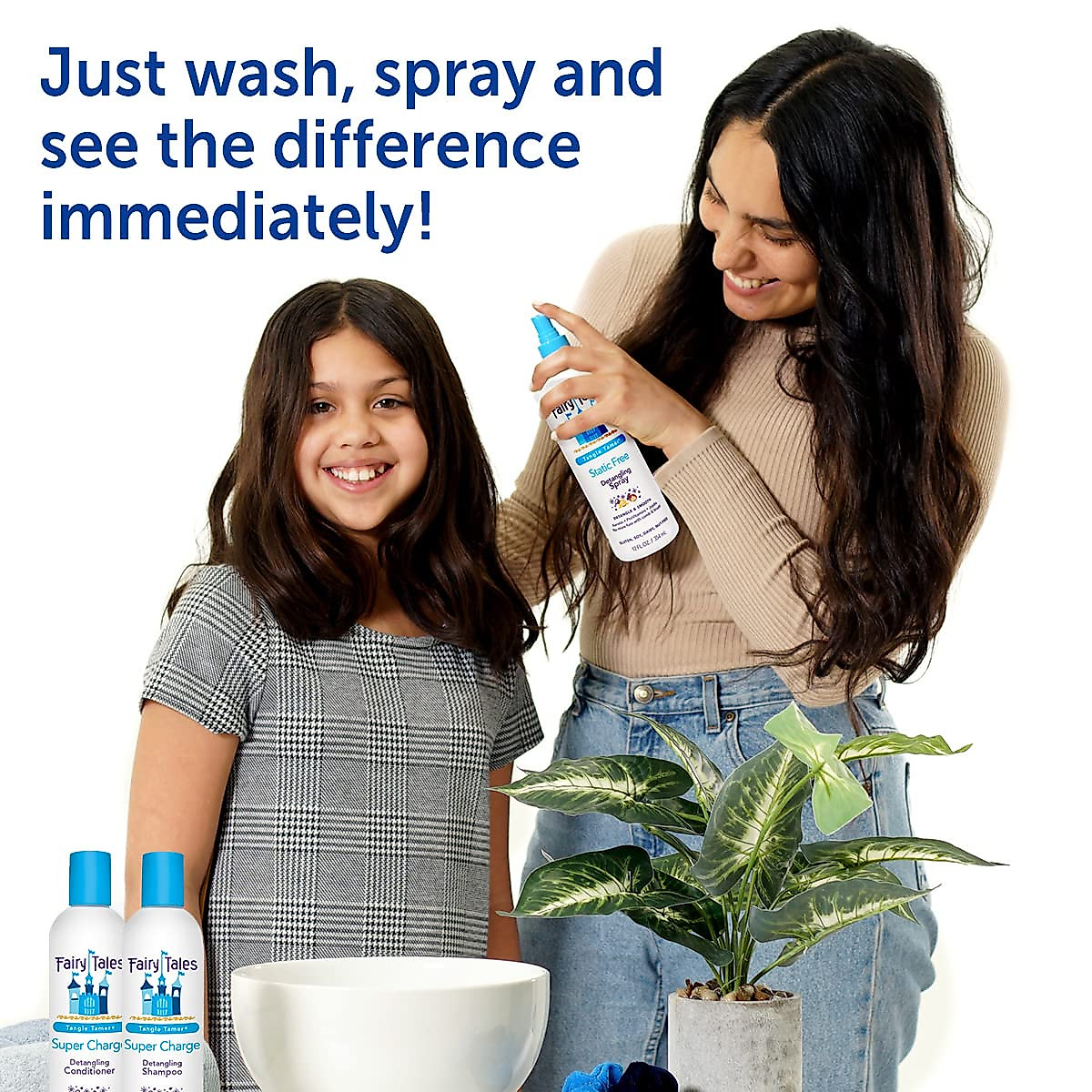 Fairy Tales Tangle Tamer Detangling Conditioner for Kids - Ultra Moisturizing and Anti Frizz Protection - Paraben Free, Sulfate Free - 12 Oz
