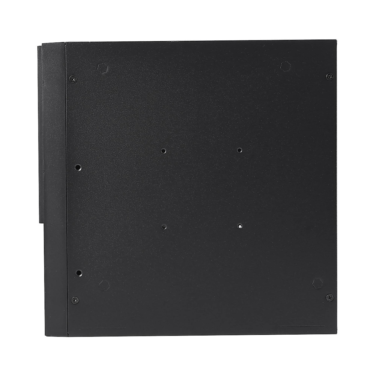 Goodisory MX01 SECC Fanless Mini ITX HTPC Chassis with 3.5" Hard Drive Bay and Vertical Stand Foot (Black)