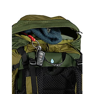 Osprey Atmos AG LT 50L Men's Backpacking Backpack, Night Shift/Scoria Blue, L/XL