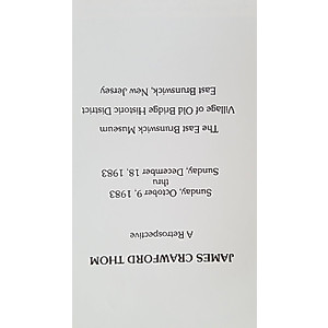 James Crawford Thom: A Retrospective