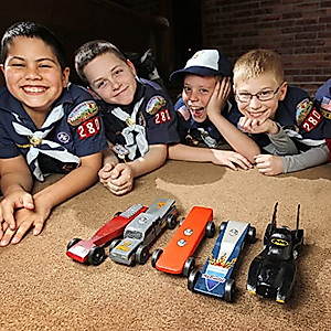 Pinewood Car Derby Weights 4 OZ 3 Size Cylindrical Tungsten Weights & Putty Kit with Case to Speed Up Your Car (4OZ-11P)