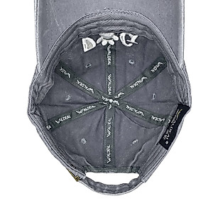 Waldeal Blessed Hats for Women, Adjustable Embroidered Faith Religious Baseball Cap Grey