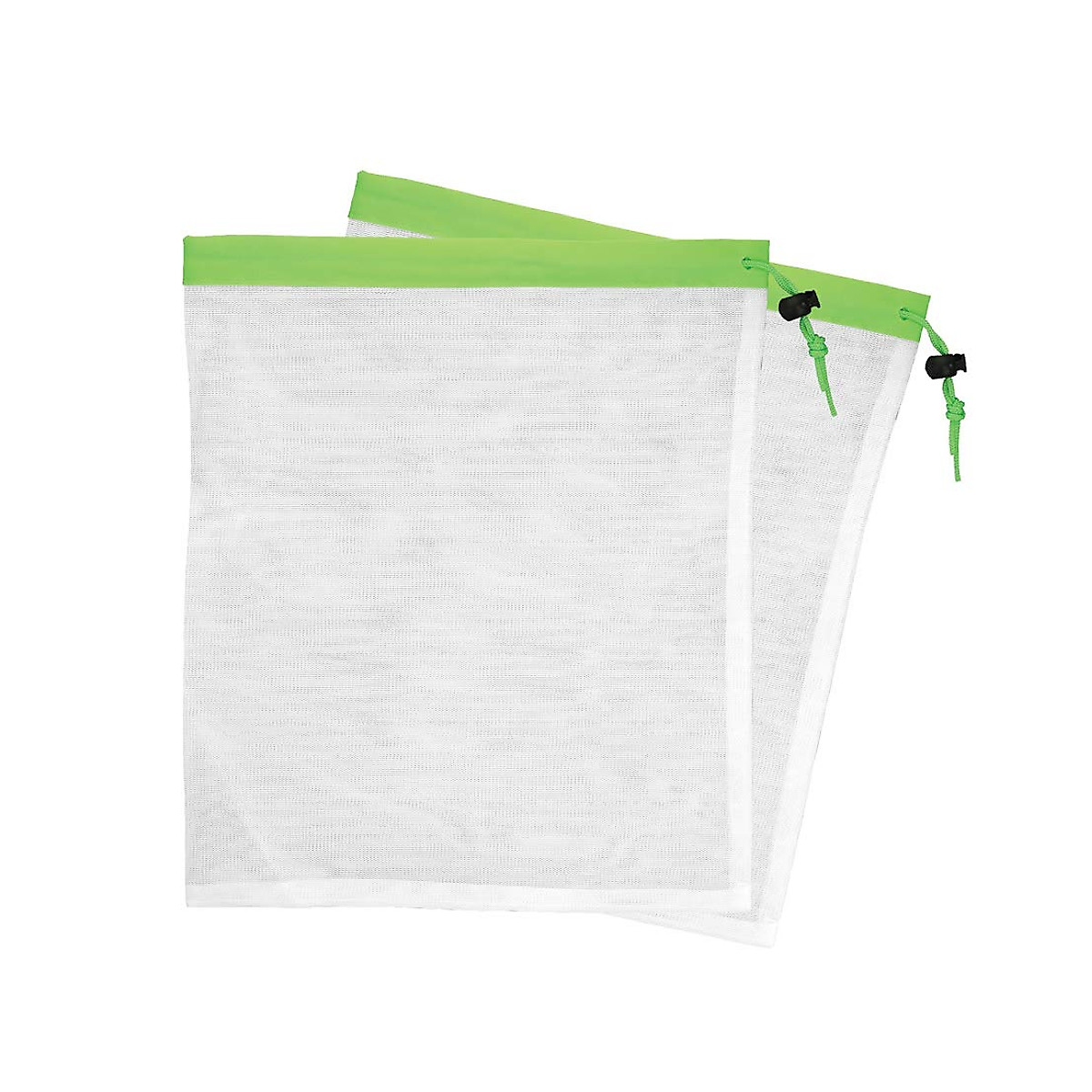 Reusable Produce Bags (Set of 6) Machine washable Breathable mesh design - Transport, Store & Organize Fruits and Vegetables | Color-Coded, Washable, Durable