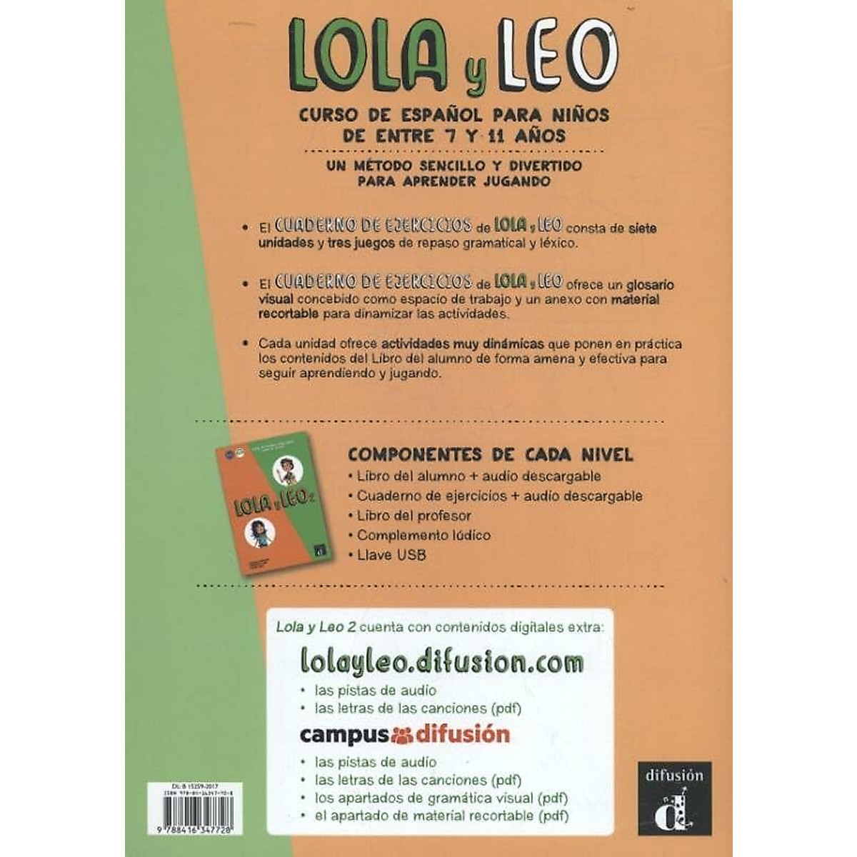 Lola y Leo 2 Cuaderno de ejercicios: Lola y Leo 2 Cuaderno de ejercicios
