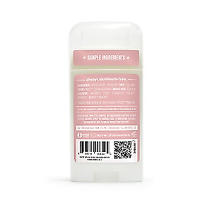 HUMBLE BRANDS Original Formula Aluminum-free Deodorant. Long Lasting Odor Control with Baking Soda and Essential Oils, Moroccan Rose, Pack of 1