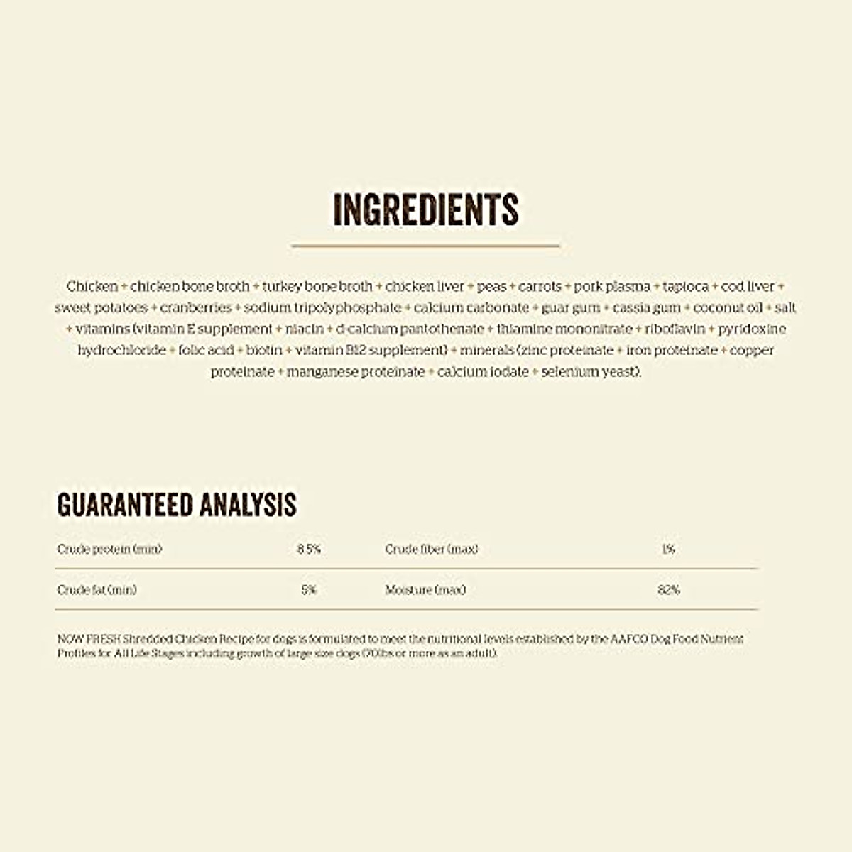 Now Fresh Wet Dog Food - 12.5 oz (12 Ct) - Grain Free Wet Dog Food -Turkey Stew with Bone Broth Recipe - for Small, Medium and Large Breed Dogs