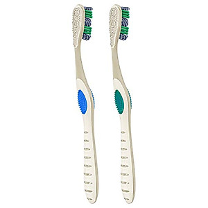 Colgate 360 Optic White Whitening Toothbrush, Soft - 2 Count