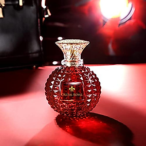 Princesse Marina de Bourbon Cristal Royal Passion Eau de Parfum for Women - Opens with Pear, Blackcurrant and Bergamot - Blended with Jasmine and Violet - For Elegant Ladies - 3.4 oz