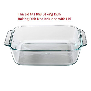 Pyrex 222-PC 2qt Blue Replacement Food Storage Lid Made in The USA (Will NOT fit the Easy Grab Dish C-222)