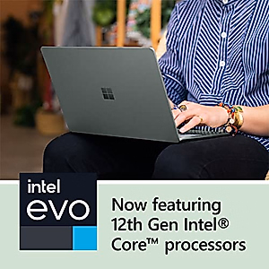 Microsoft Surface Laptop 5 (2022), 13.5" Touch Screen, Thin & Lightweight, Long Battery Life, Fast Intel i5 Processor for Multi-Tasking, 512GB Storage with Windows 11, Sage