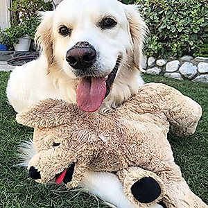 LotFancy Dog Stuffed Animals Plush, 21" Soft Cuddly Golden Retriever Plush Toys, Large Stuffed Dog, Puppy Dog Stuffed Animals, Mother's Day, Birthday, Easter Gift, for Kids, Pets, Girls