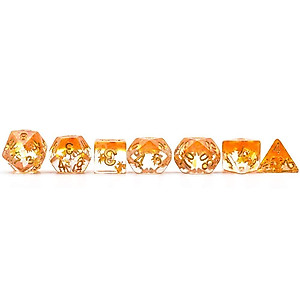Four Seasons Dice Autumn Dice DND for Dungeons and Dragons(D&D) Role Playing Game(RPG) MTG Pathfinder Table Game Dice (Fall Dice)