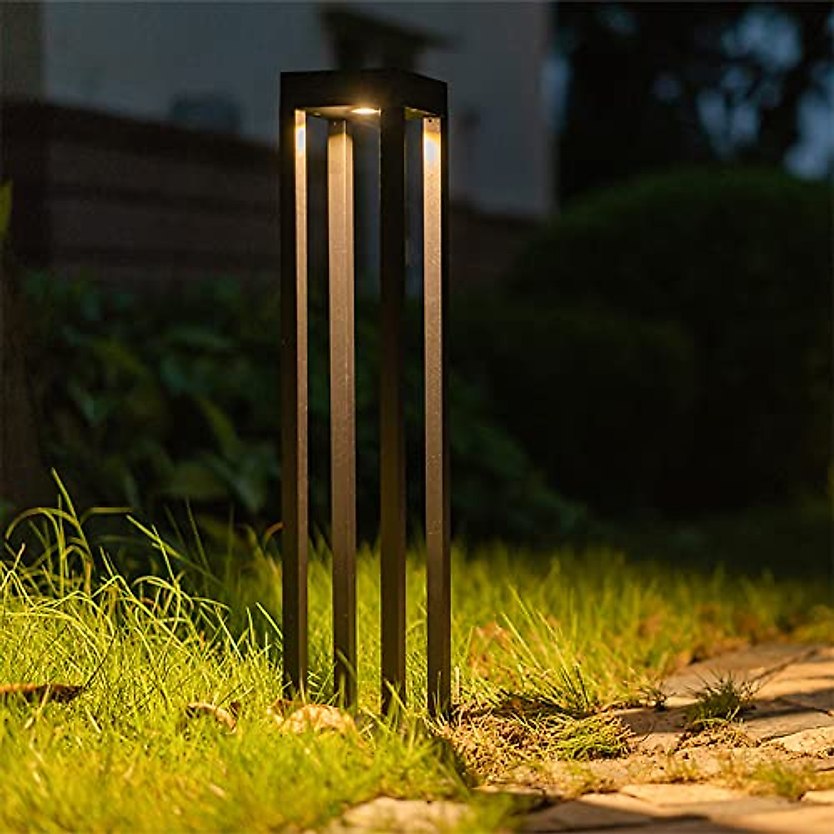 MCABUJT Led European Style Outdoor Waterproof Lawn Lamp, Villa Garden Lamp, Home Garden Decoration Small Street Lamp, Garden Landscape Entrance Small Street Lamp
