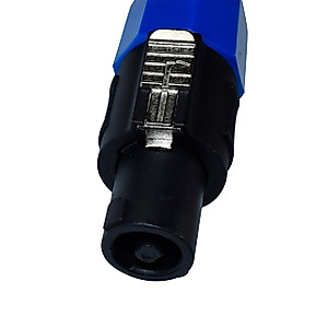 HQRP 6ft Speakon to 1/4-inch (6.35mm) TS Cable compatible with Markbass Little Mark 250 / R500 Bass Amp Head ; MUSYSIC MU-8000 / SYS-2000 / SYS-4500 ; Peavey PV900 Power Amplifier Amp