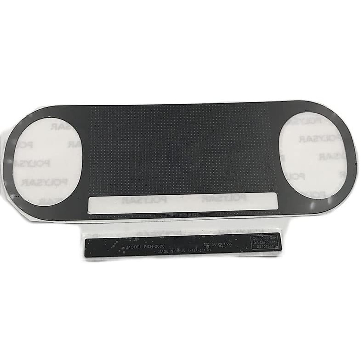 New Console Sticker Label For PS Vita 2000 PSV 2000 Console Back Cover Protector Stickers Replacement (Black)