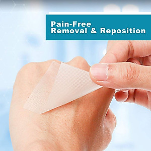 LotFancy Transparent Medical Tape, 6Rolls 2inch x 10Yards, Adhesive Clear Hypoallergenic Surgical Tape, PE First Aid Tape for Wound, Bandage, Sensitive Skin, Latex Free