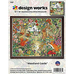 Design Works Crafts Counted Cross Stitch Kit, Multiple