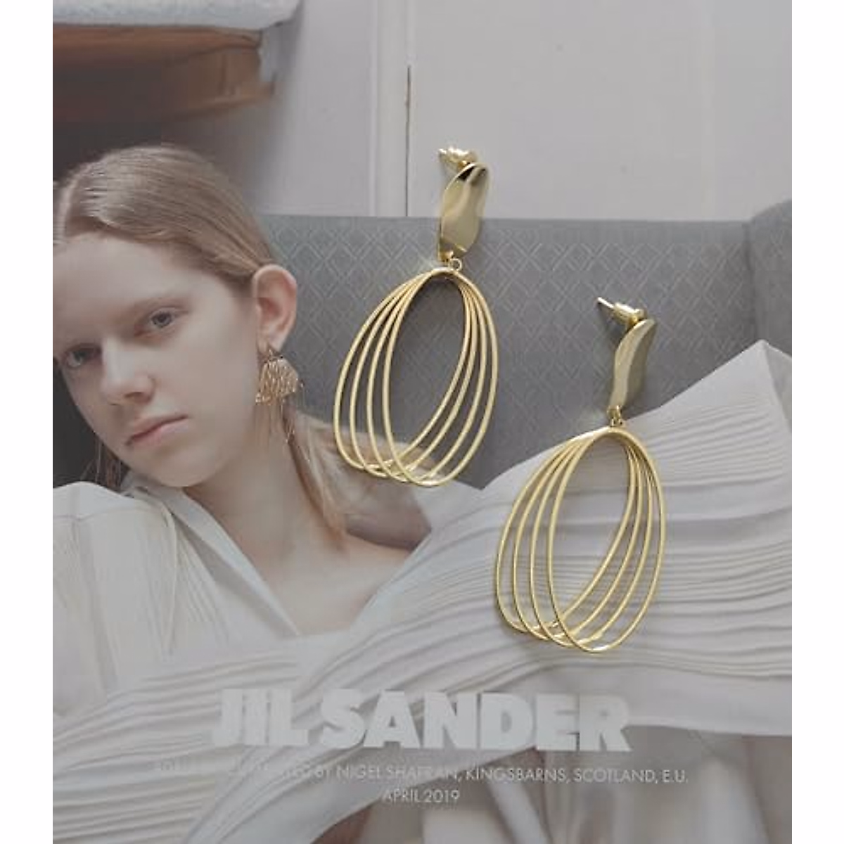 Gold Dangle Earrings Hypoallergenic Earrings Gold Statement Earrings Gold Teardop Earrings Gold Earrings For Women