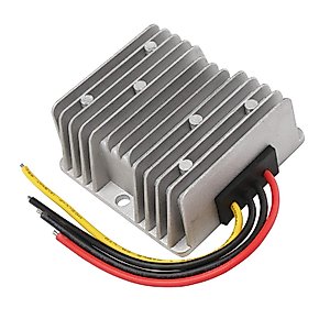 DROK® 20A/240W High Current Non-Isolated Buck Voltage Converter Regulator Waterproof DC-DC 17-35V 24V to 12V Step-Down Power Supply Transformer Module for Automotive CMB Audio System LED Display