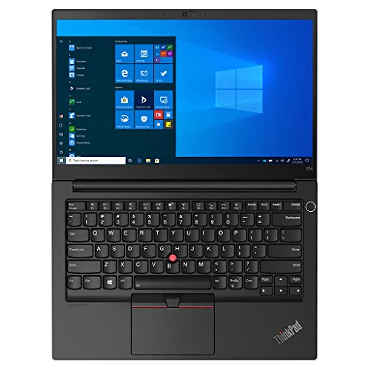 Lenovo ThinkPad E14 Gen 2 Home & Business Laptop (Intel i7-1165G7 4-Core, 32GB RAM, 512GB PCIe SSD, Intel Iris Xe, 14.0" 60Hz Touch Full HD (1920x1080), Fingerprint, Win 11 Pro) with Dockztorm Hub
