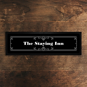 Personalized Bar Runner Mat - Novelty Beer Gifts for Home Bars - Ornate #1