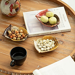 YINYUEDAO Snack Plate, Owl Shape, Ceramic Material, Used to Hold Snacks or Appetizers, Exquisite and Lovely Ceramic Ornaments, Holiday Theme, Gift Selection, Set of 4