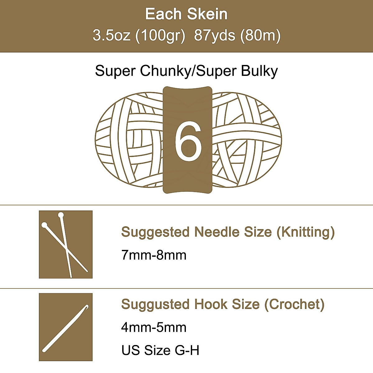 HARFINGTON 2 Skeins Velvet Chenille Yarn 2x100g/7.1oz 174 Yards Total Length #6 Super Bulky Polyester Soft Blanket Yarn for Knitting Weaving Scarf, Yellow