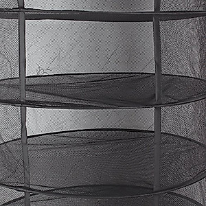 Growsun Herb Drying Rack, Hanging Mesh Drying Rack, 8 Tiers 24 inch Diameter, Large Plants Dry Rack