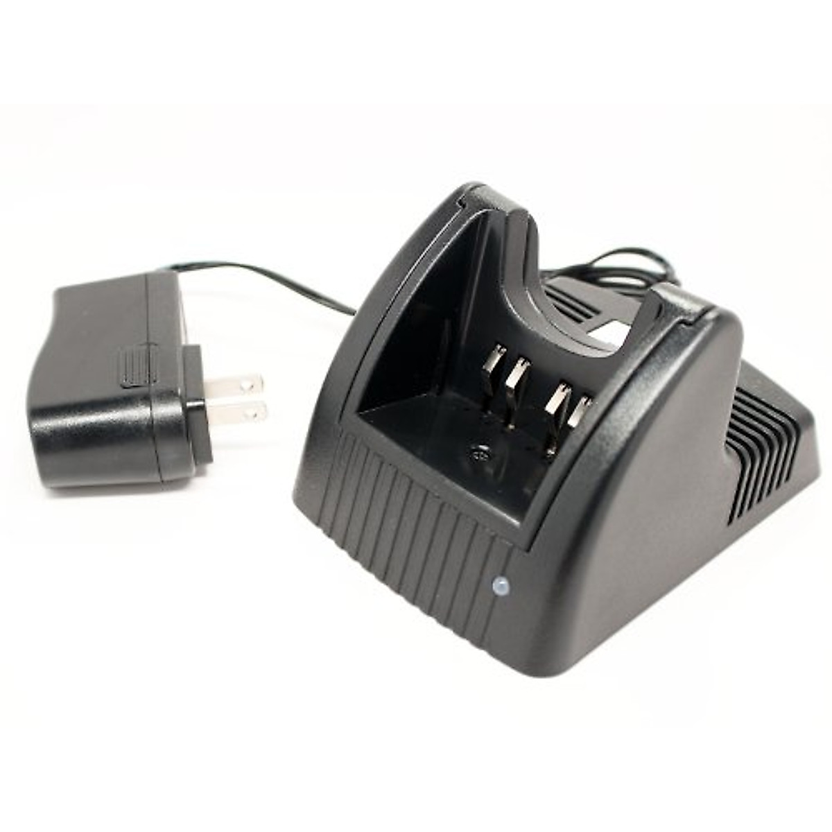 2X Pack - HNN9008 Battery + Charger for Motorola HT1250.LS, Waris HT1250, HT1250.LS+, GP320, MTX950, PR860, HT1200, WPNN4045AR Two-Way Radio (1300mAh, 7.5V, NI-MH)