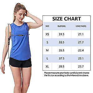 Attifall Women's Workout Tops for Women Cool-Dry Sleeveless Exercise Running Shirts Athletic Tops for Women(Hot Pink/M)