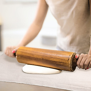 Professional Bakers Couche Extra Large 35 x 26 Inch,100% Natural Flax Linen Pastry Proofing Cloth for Bread Dough Baking,Non-Stick Heavy Baking Bread Cloth for Baguettes,Loaves,Ciabatta