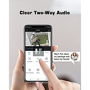 ANRAN Security Camera Wireless Outdoor with 360° View, Solar Outdoor Camera with Smart Siren (Q01-5MP)