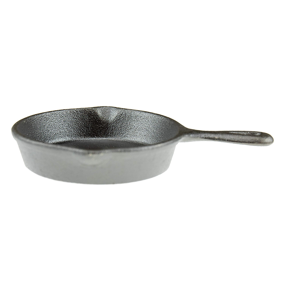 Heavy Duty Pre Seasoned Mini Cast Iron Skillet Set of 3, Oven Safe Cooker, Black