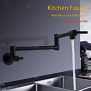 RONPOTY Kitchen/Bathroom Sink Faucet Single Cold Or Hot Single Handle Wall Mounted Faucets Para Kitchen Or Bath Washing