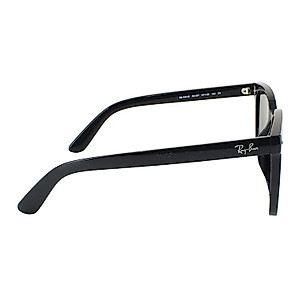 Ray-Ban RB4401D Square Sunglasses, Black/Dark Grey, 57 mm