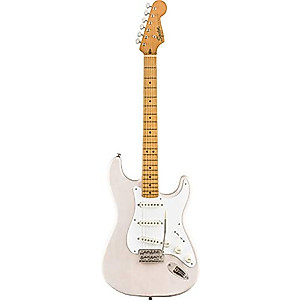 Squier Classic Vibe 50s Stratocaster Electric Guitar, with 2-Year Warranty, White Blonde, Maple Fingerboard