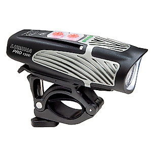 NiteRider Lumina Pro 1300 w/NiteLink Rechargeable MTB Road Commuter Bike Light Powerful Lumens Water Resistant Bicycle Headlight LED Front Light Easy to Install Cycling Safety